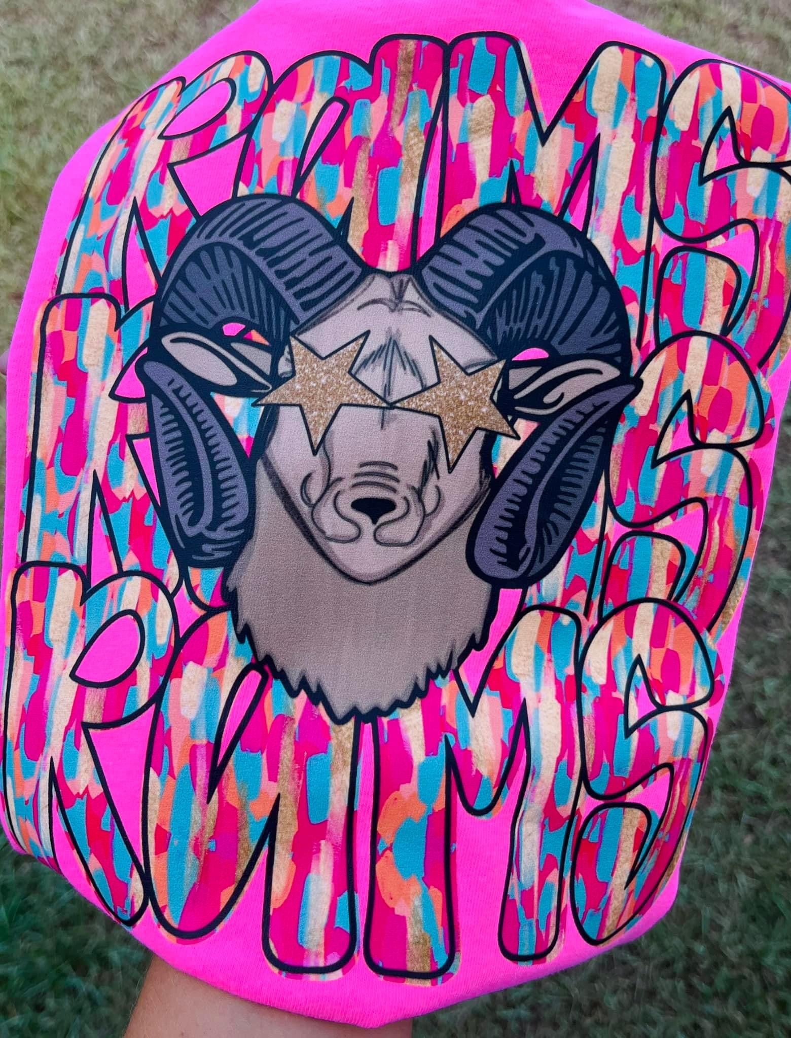 Neon Pink Rams – KH Designs